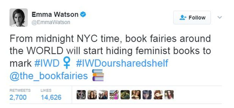 Actor Emma Watson launches Book Fairies worldwide - BBC News