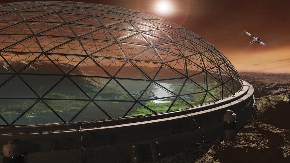 Asteroids and AI robot could create breathable air on Mars - BBC Newsround