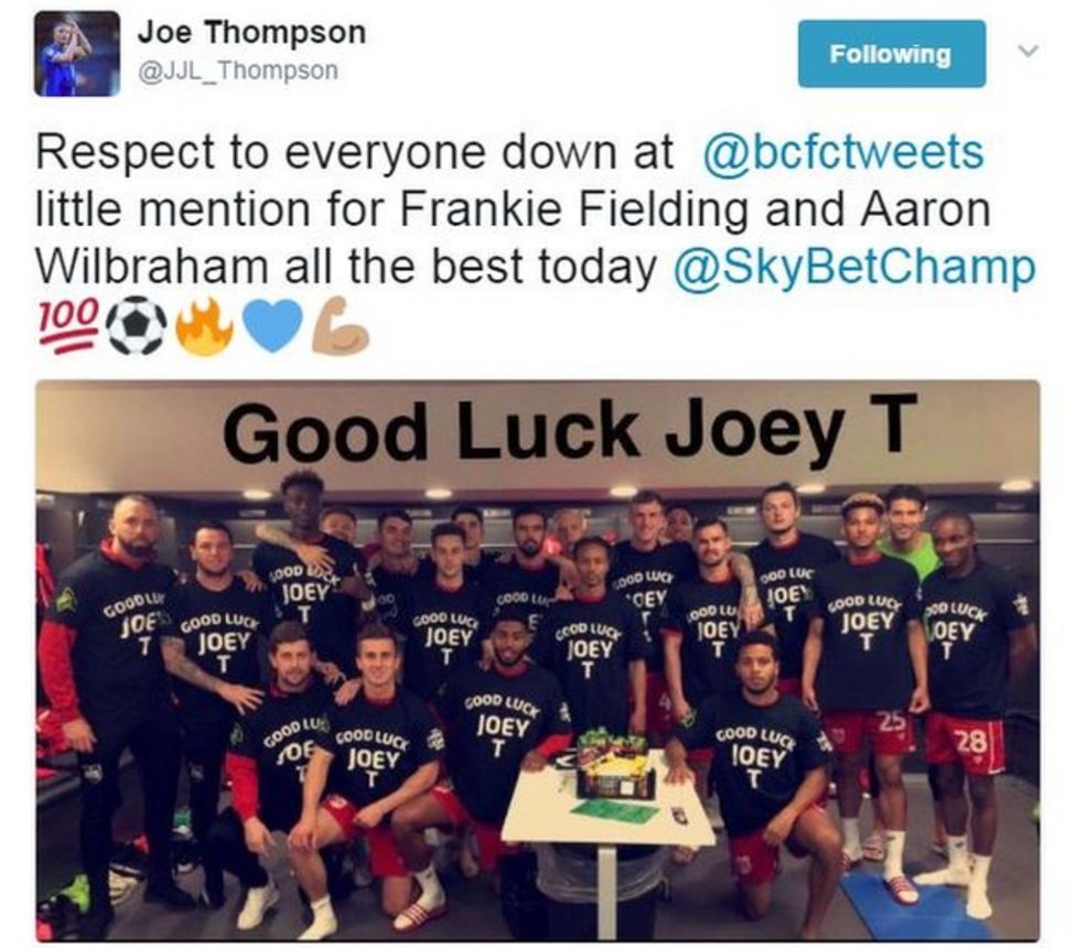 Footballer Joe Thompson, 28, on his second cancer diagnosis - BBC Sport