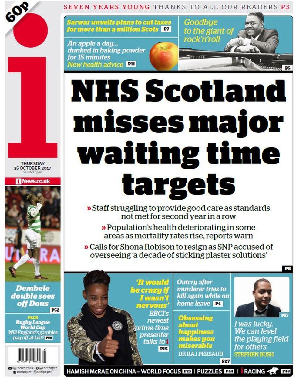 Scotland's papers: NHS in 'critical condition' - BBC News