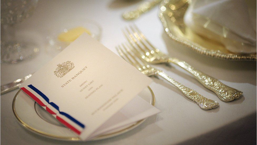 Buckingham Palace banquets in numbers - BBC Newsround