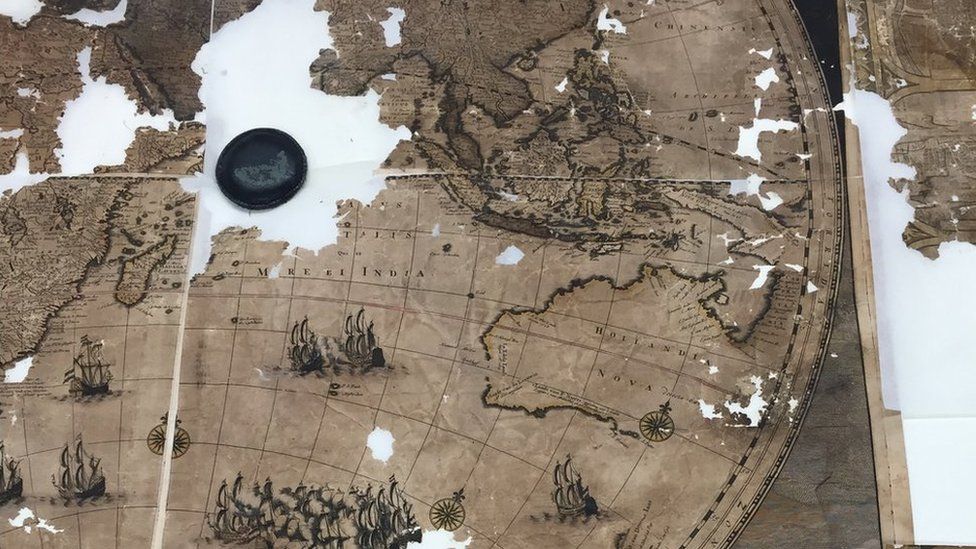 Restored antique map goes on display at National Library of Scotland ...