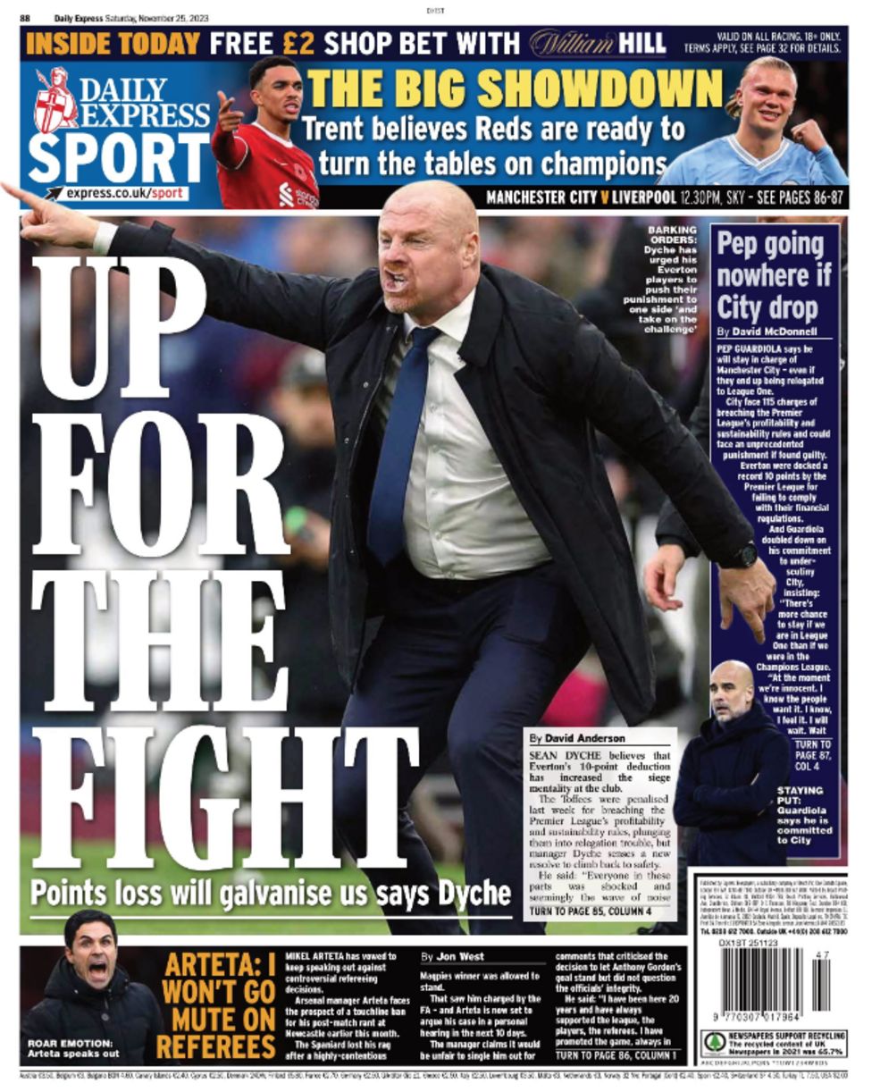 Saturday's back pages - BBC Sport