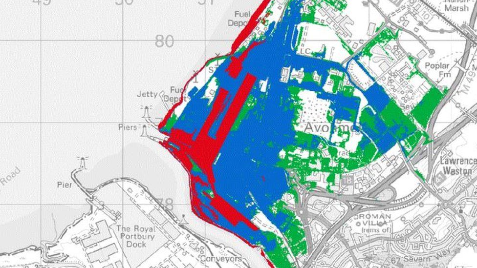'Urgent' talks to plug Avonmouth flood barrier gap - BBC News