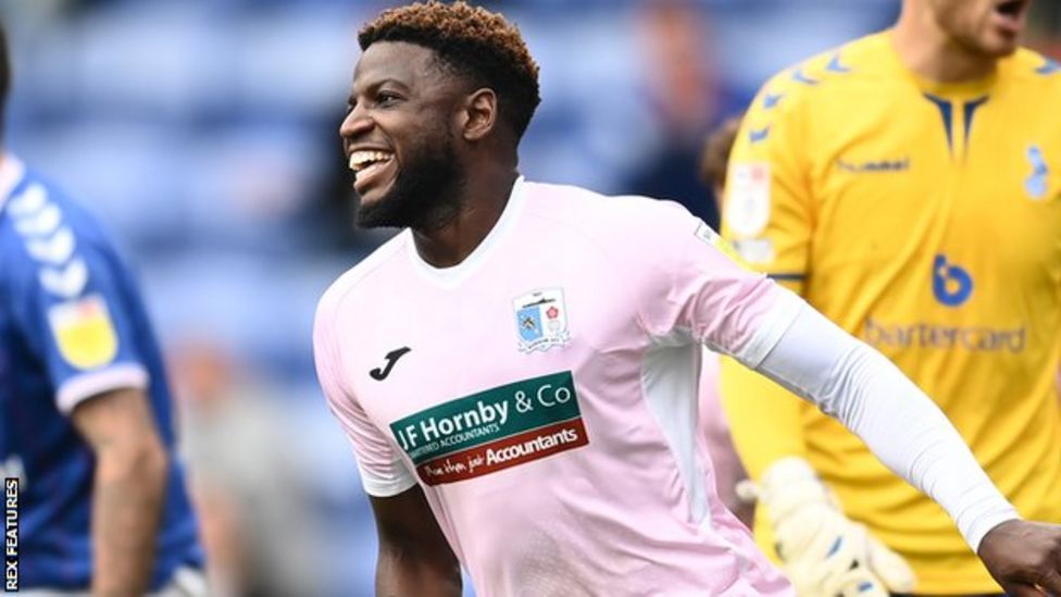 Offrande Zanzala: Exeter City sign Barrow forward on loan - BBC Sport