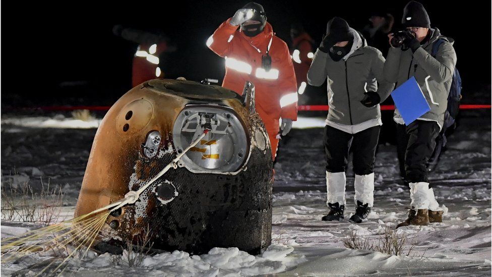 China's Chang'e-5 mission returns from the moon with samples - BBC ...