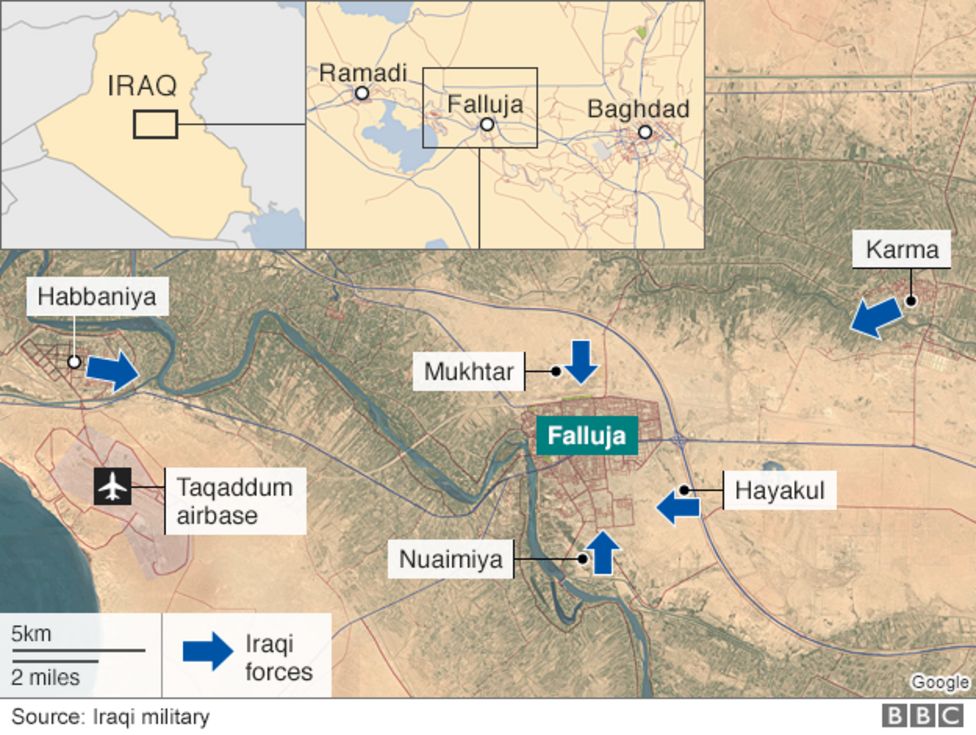 Iraq troops in 'final assault' on Islamic State in Falluja - BBC News