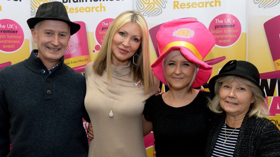 Caprice in brain tumour appeal for mum Gemma Edgar - BBC News