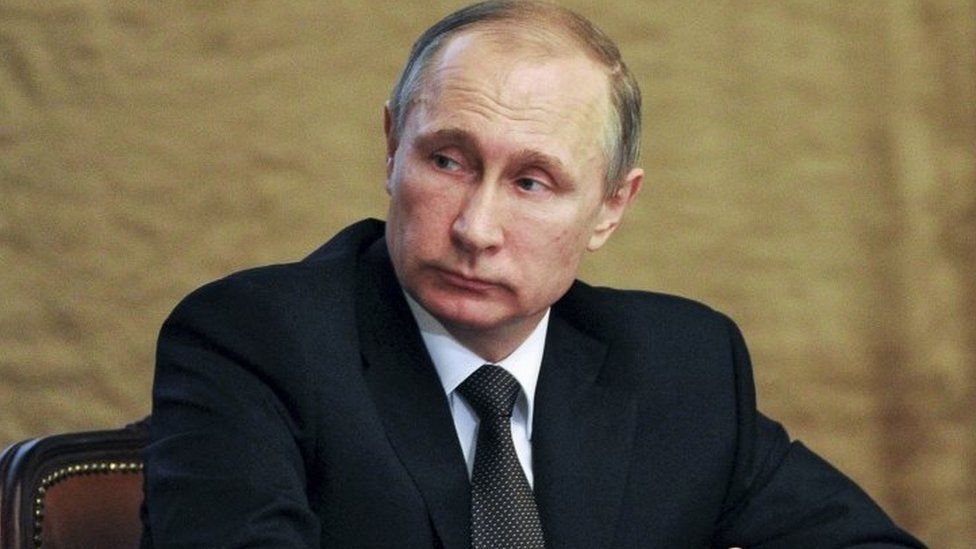 Russia Election Putin Warns Of Foreign Foes Bbc News
