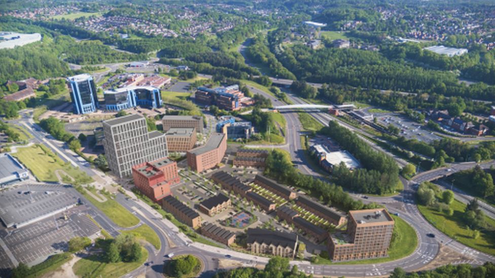 Multimillion-pound Telford Station Quarter plans approved - BBC News