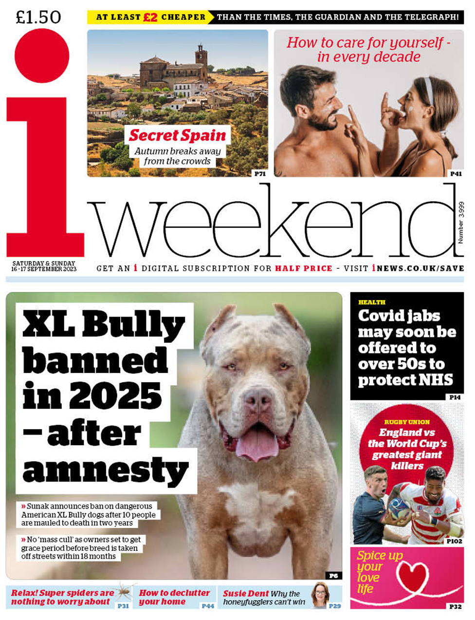 Newspaper headlines: XL bully ban and 'Murdoch team told Sunak not to ...