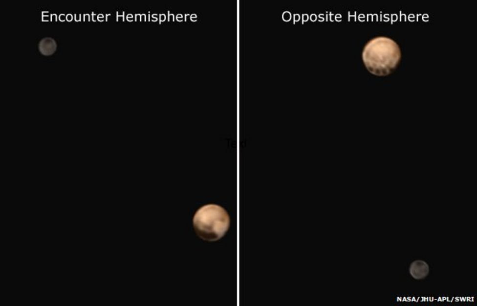New Horizons: Pluto shows its spots to Nasa probe - BBC News