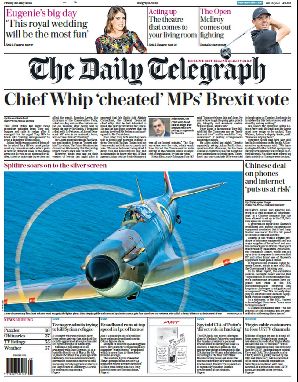 Scotland's papers: Reprieve for exiled Catalan leader - BBC News