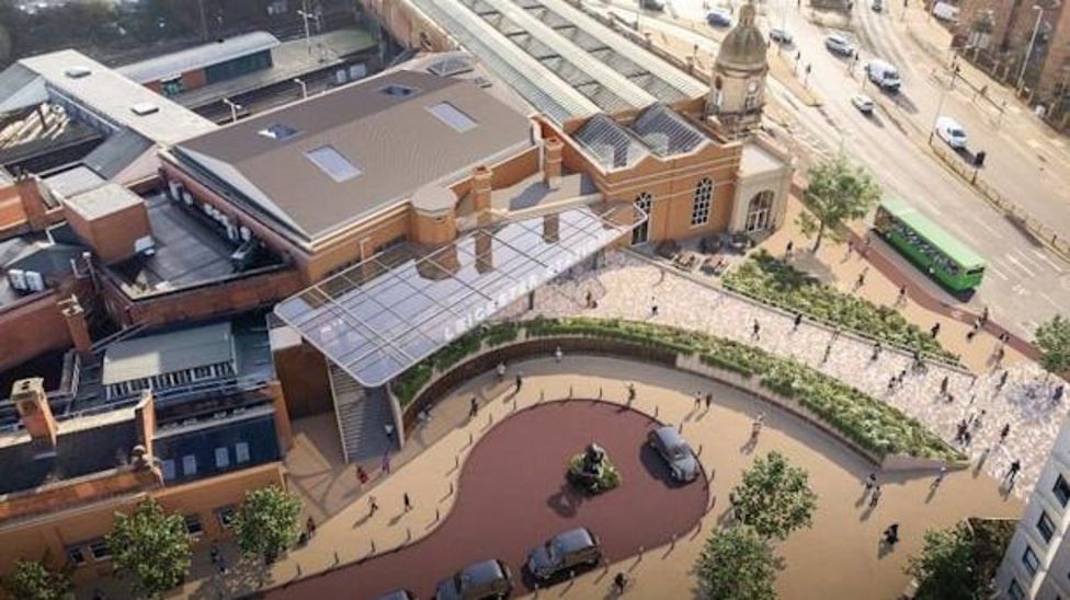 Views sought on planned £22m Leicester railway station revamp - BBC News
