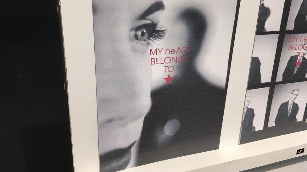 Anonymous celebrity art in Leeds set for charity auction - BBC News