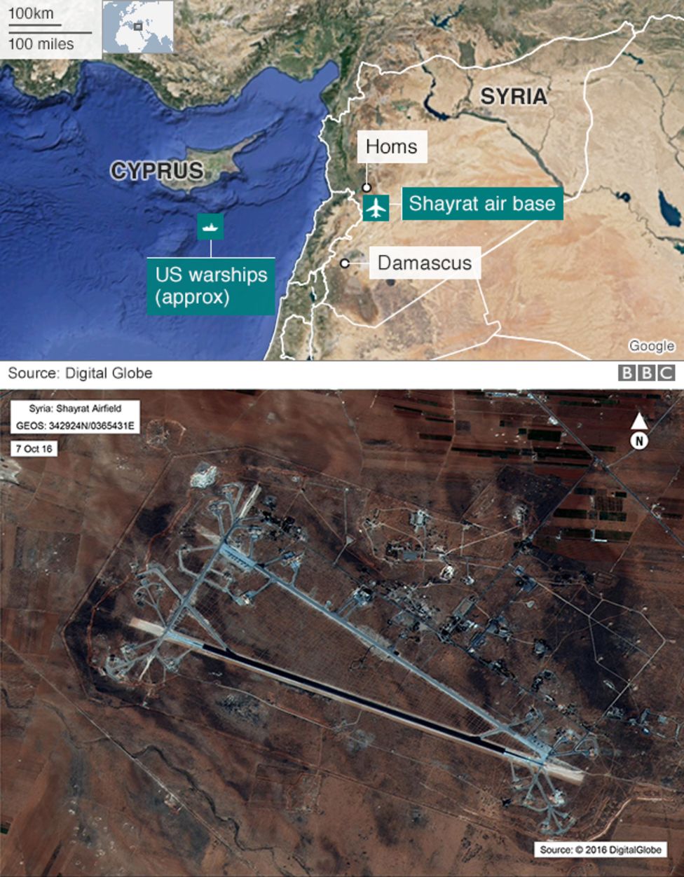 Syria war: US warns of 'more' after missile strikes - BBC News