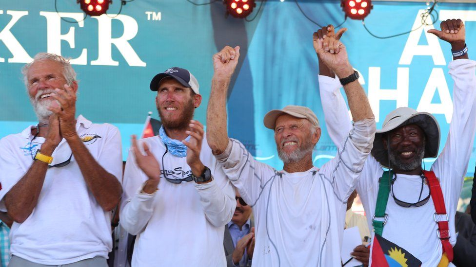 Sailor from Antigua becomes the oldest man to row across the Atlantic ...