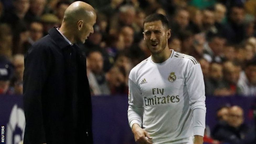 Eden Hazard: Real Madrid forward fractures ankle again - BBC Sport