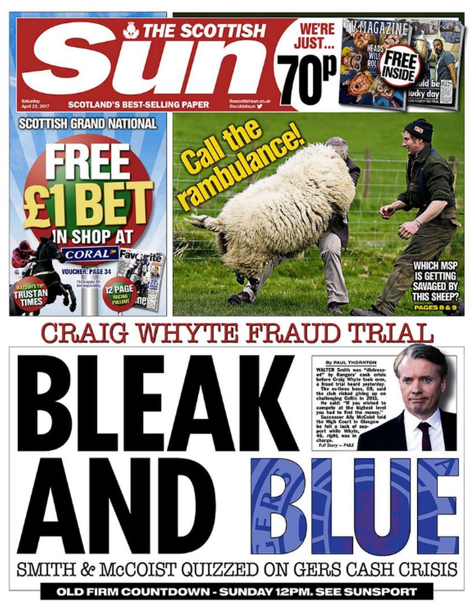 Scotland's papers: Craig Whyte trial and drug-drive testing - BBC News