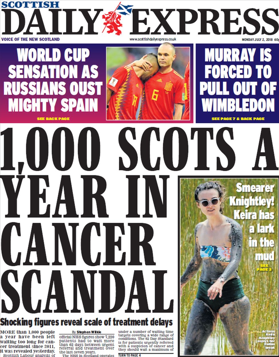 The papers: Former PM's independence warning - BBC News