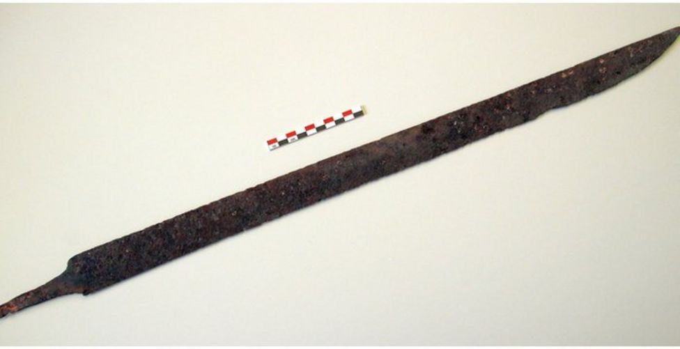 Viking sword found buried in rocks - BBC Newsround