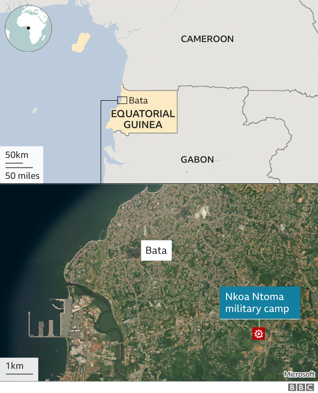 Bata explosion: Equatorial Guinea death toll rises to 98 - BBC News