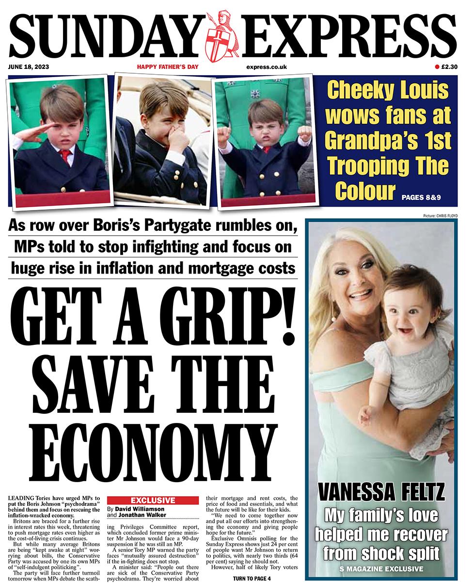 Newspaper headlines: William to end homelessness, and more Partygate ...