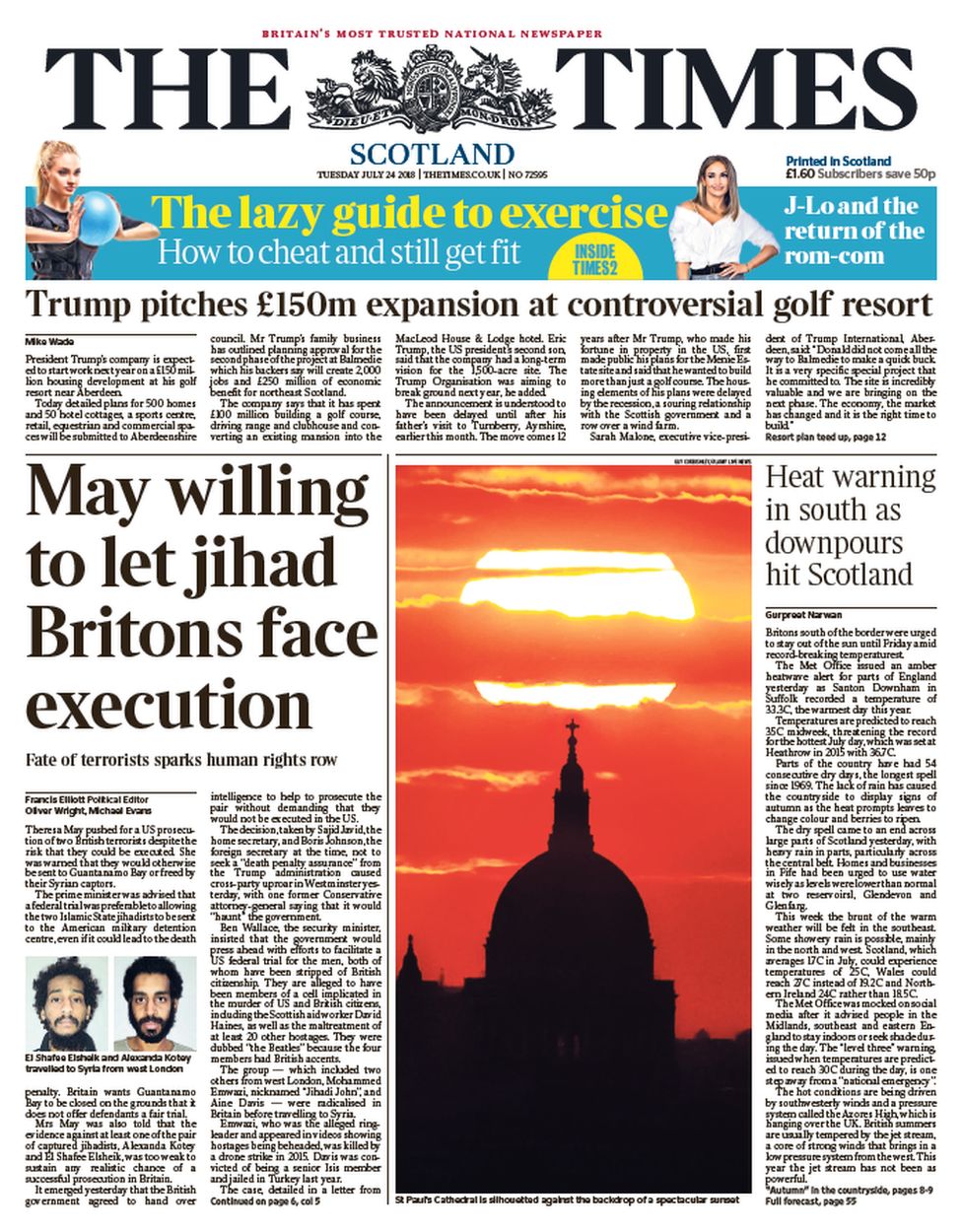 The papers: Trump's £150m housing plan - BBC News