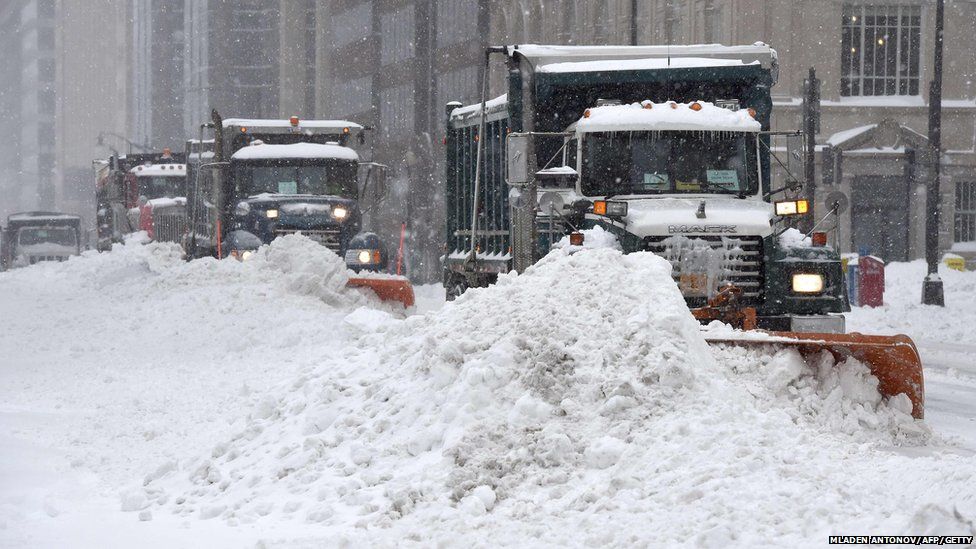 US Blizzard 2016 - BBC Weather