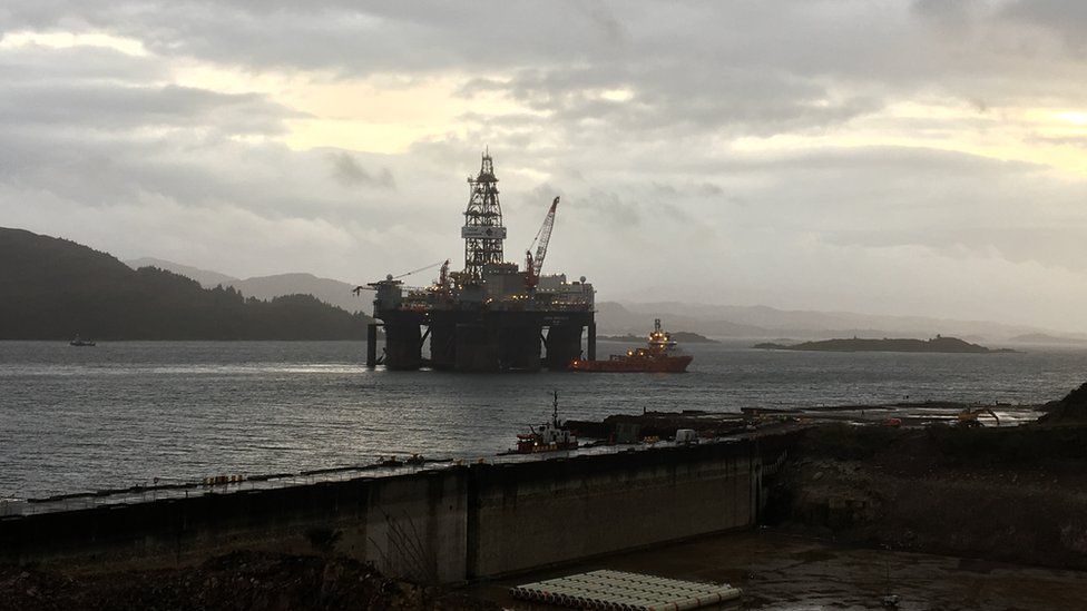 Kishorn: Rig work 'wakens sleeping giant' - BBC News