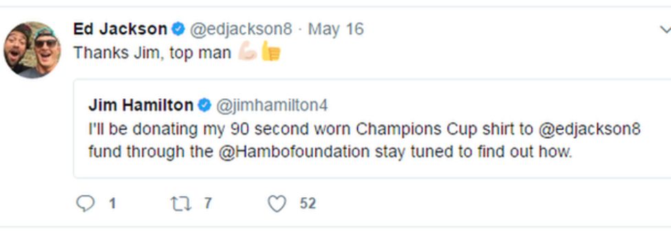 Ed Jackson: Dragons rugby player on his battle to walk again - BBC Sport