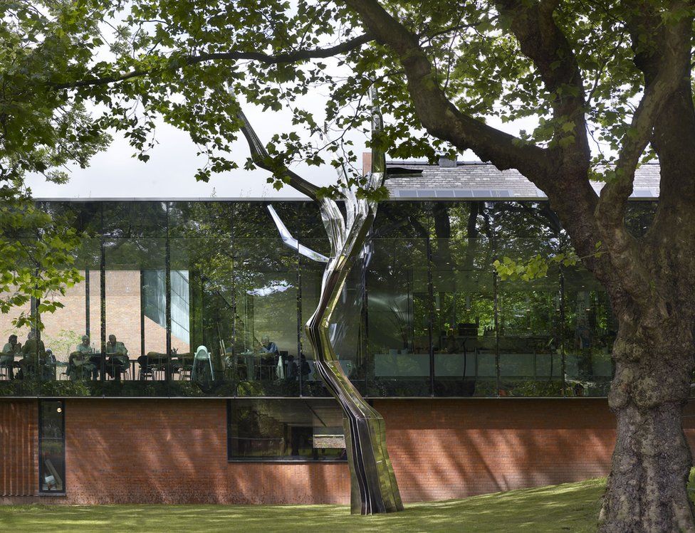 Anya Gallaccio breaks out with first permanent art work - BBC News