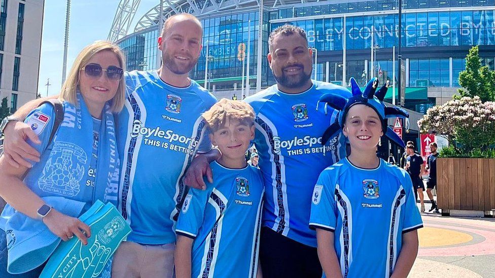 Coventry City: Nerves and excitement as Sky Blues head to Wembley - BBC ...