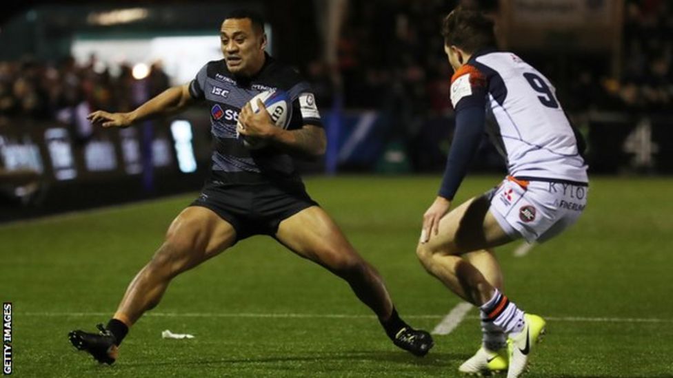 Sinoti Sinoti: Samoa wing extends Newcastle Falcons deal - BBC Sport