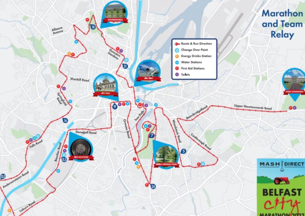 Belfast City Marathon: Race returns for May Day weekend - BBC News