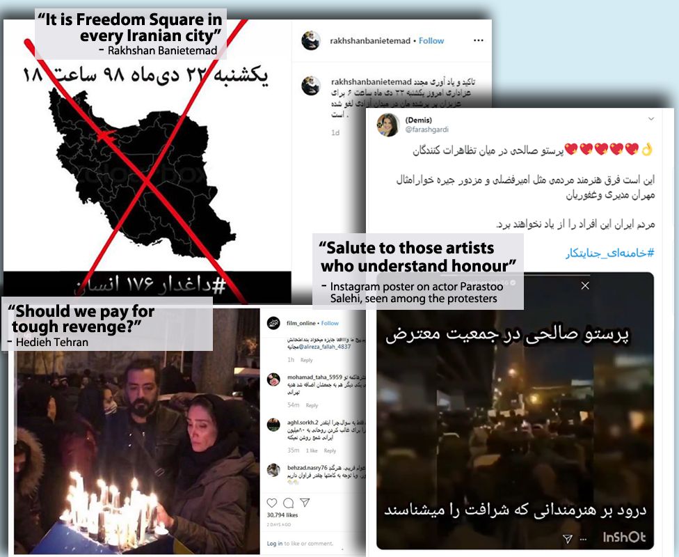 Iran plane downing: How media responded to public anger - BBC News