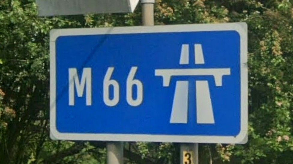 M66 Bury crash: Road closed for 13 hours after man seriously hurt - BBC ...