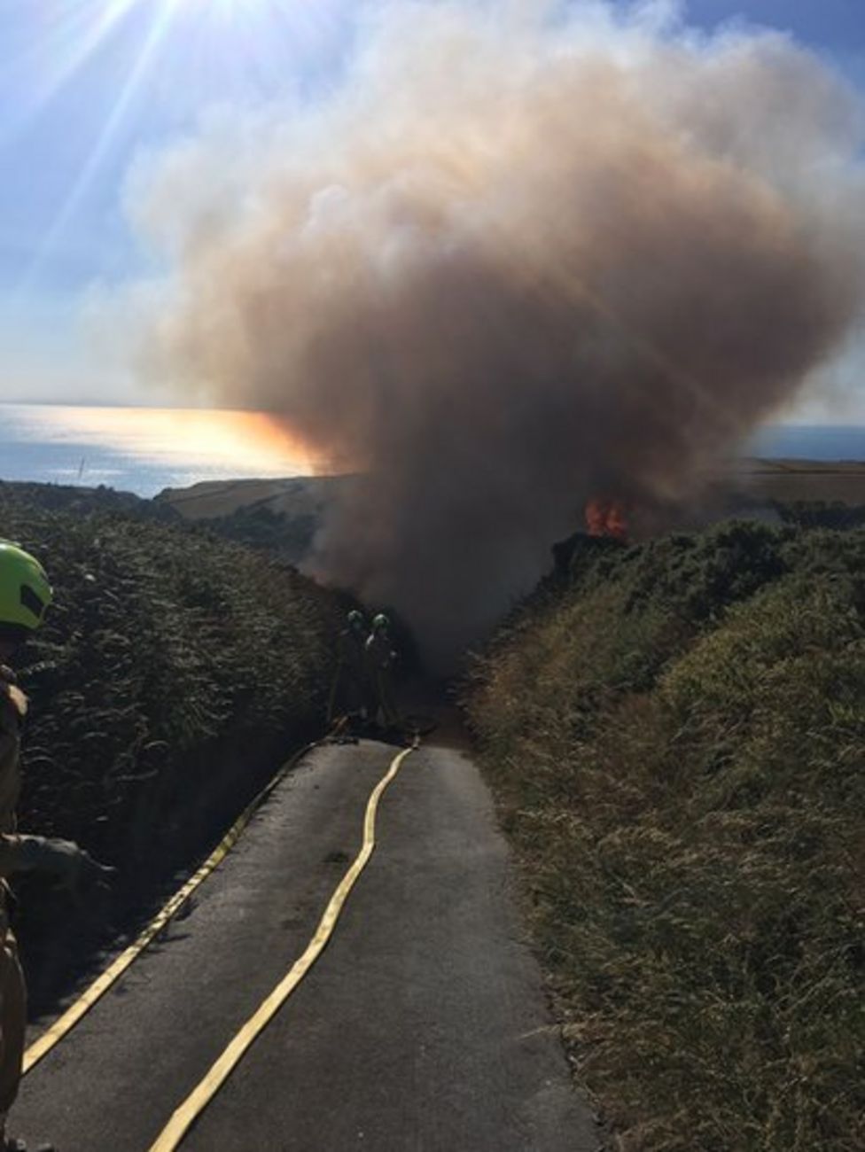 Isle of Man fire crews tackle two 'suspicious' blazes - BBC News
