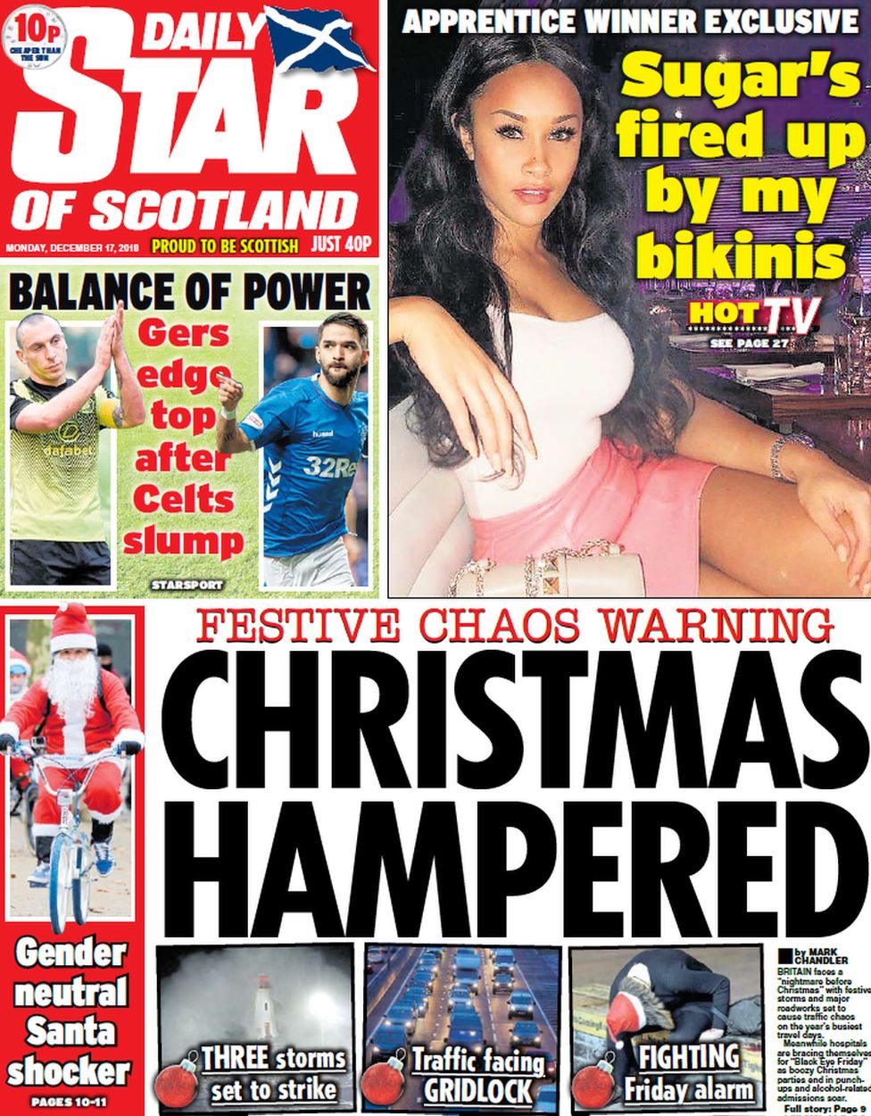 Scotland's papers: NHS boss pay-off and Brexit vote 'battle' - BBC News