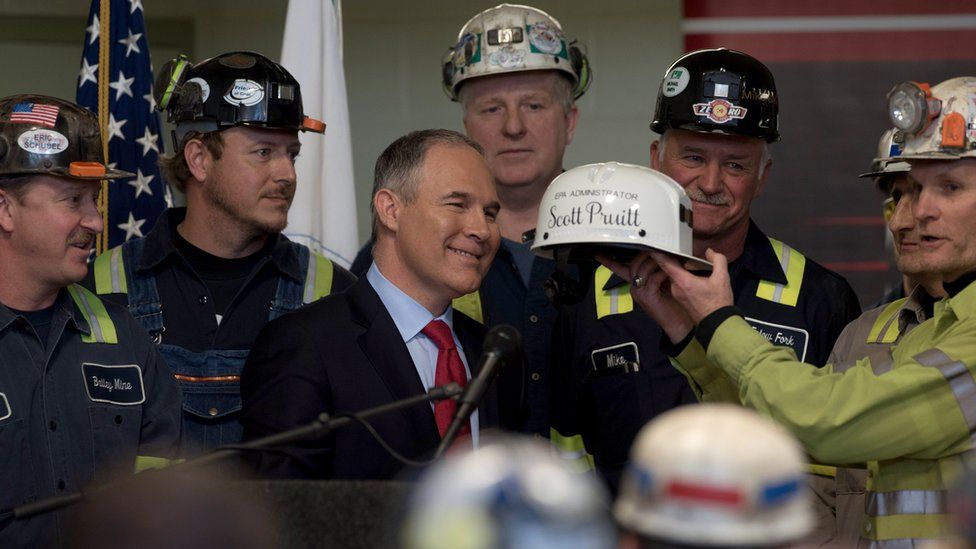 Trump team kicks the Clean Power Plan into the long grass - BBC News