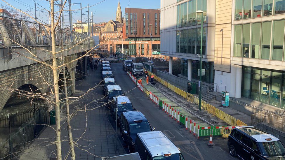 Street near Nottingham railway station set for £250,000 revamp - BBC News