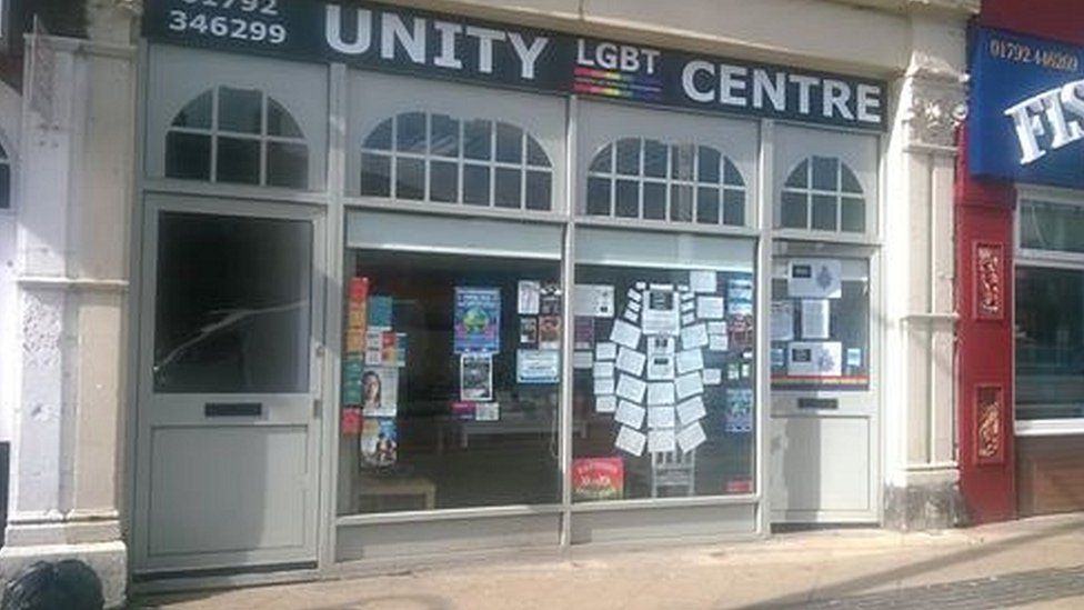 Swansea launches drop-in centre for LGBT hate crime victims - BBC News