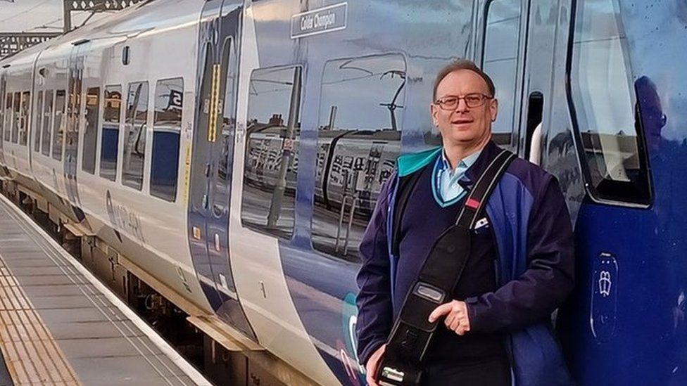 Train guard slapped while checking tickets in Carnforth - BBC News