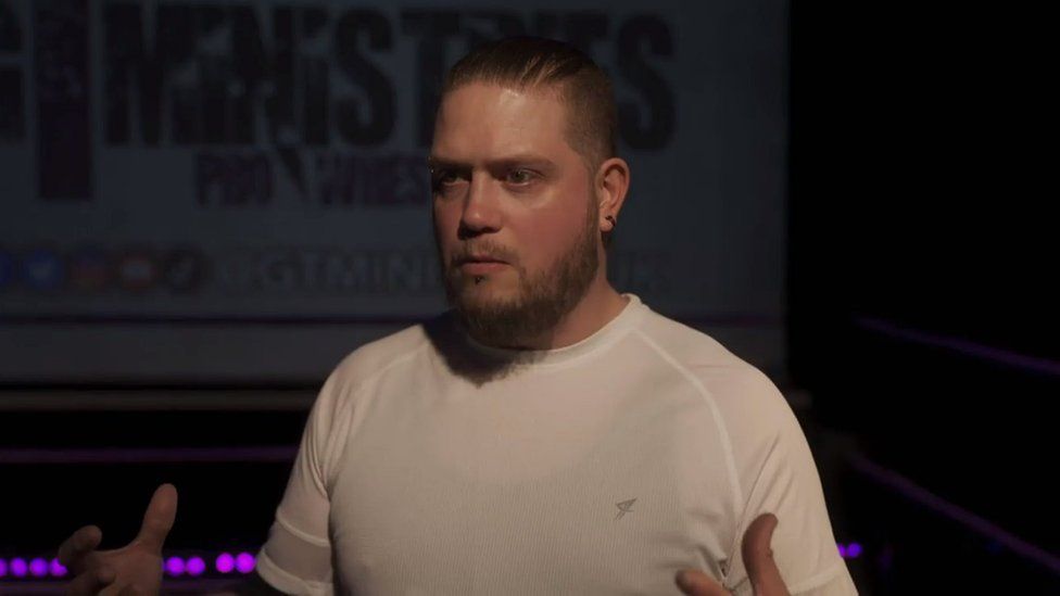 The Bradford wrestling church mixing sermons with suplexes - BBC News