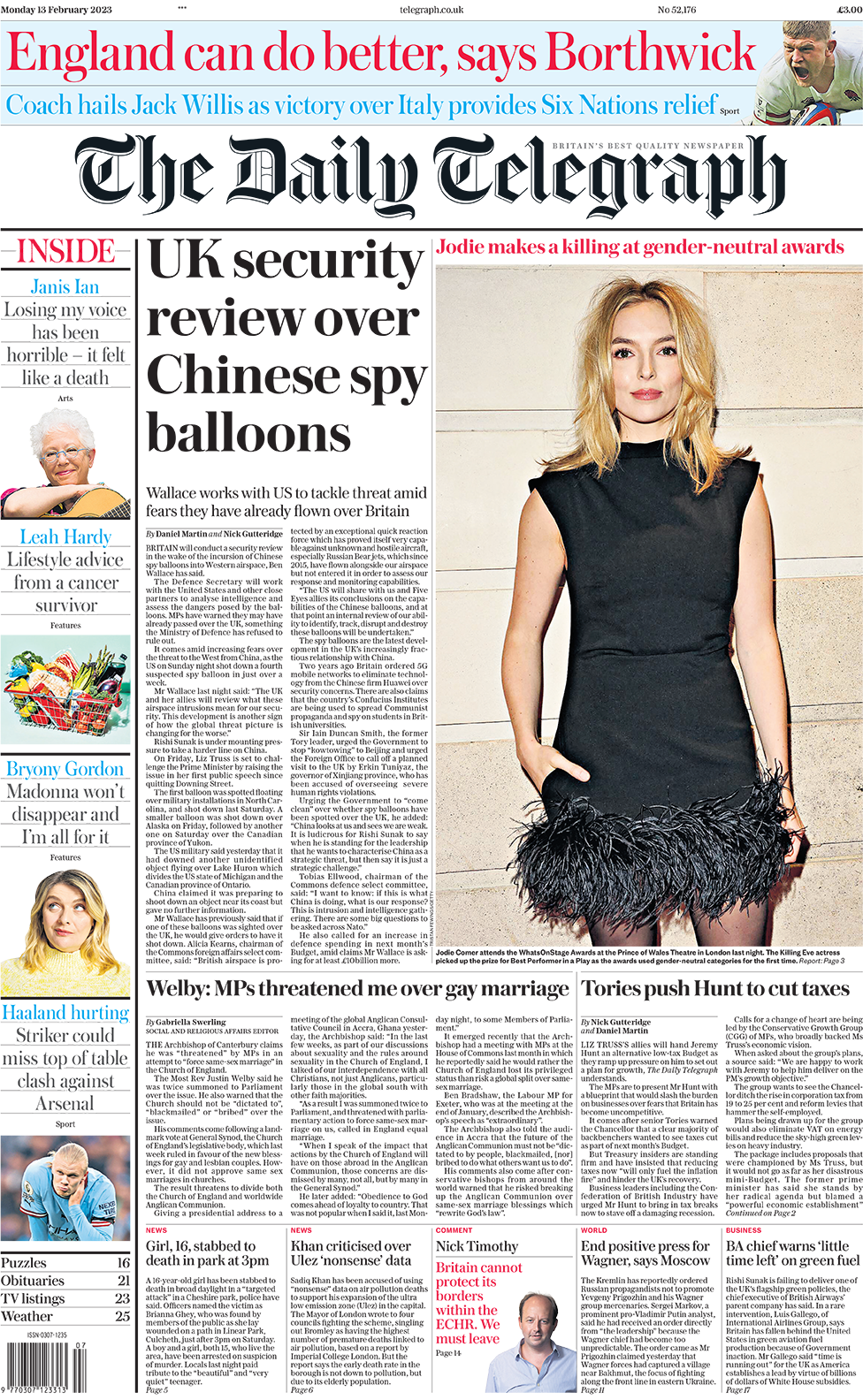 PM faces 'sewage rebellion' and spy balloon review - BBC News