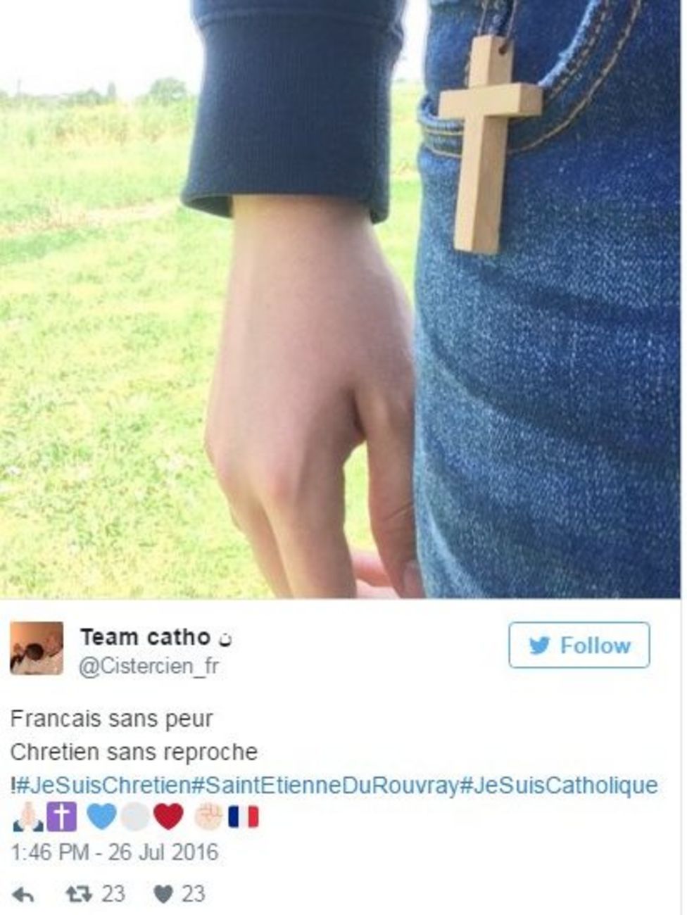France church attack: Prayer, solidarity and Christian imagery on ...