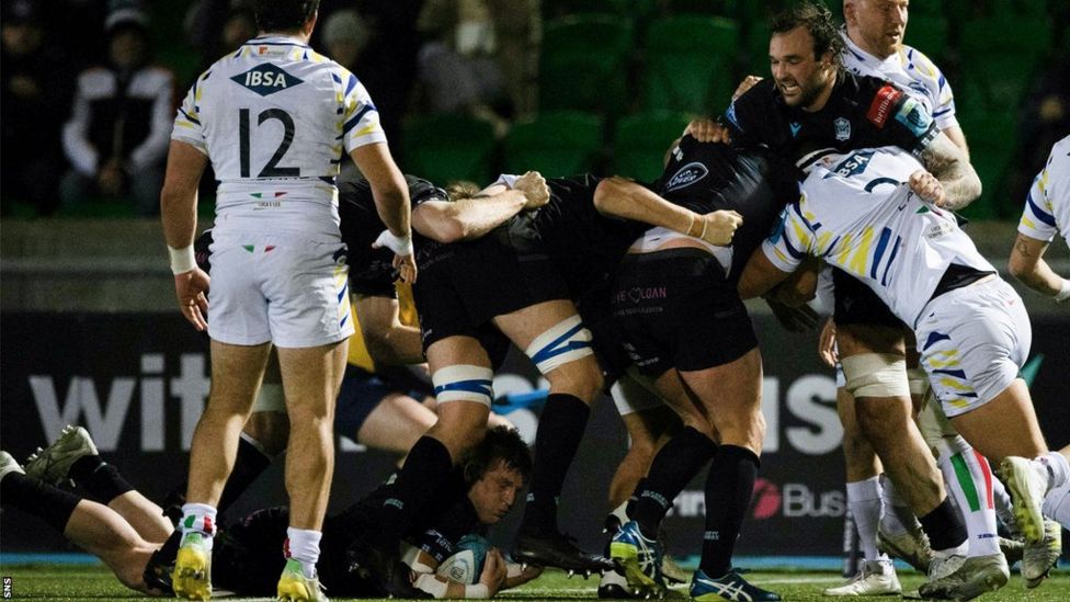 Glasgow Warriors 50-8 Zebre: Johnny Matthews claims hat-trick as hosts ...