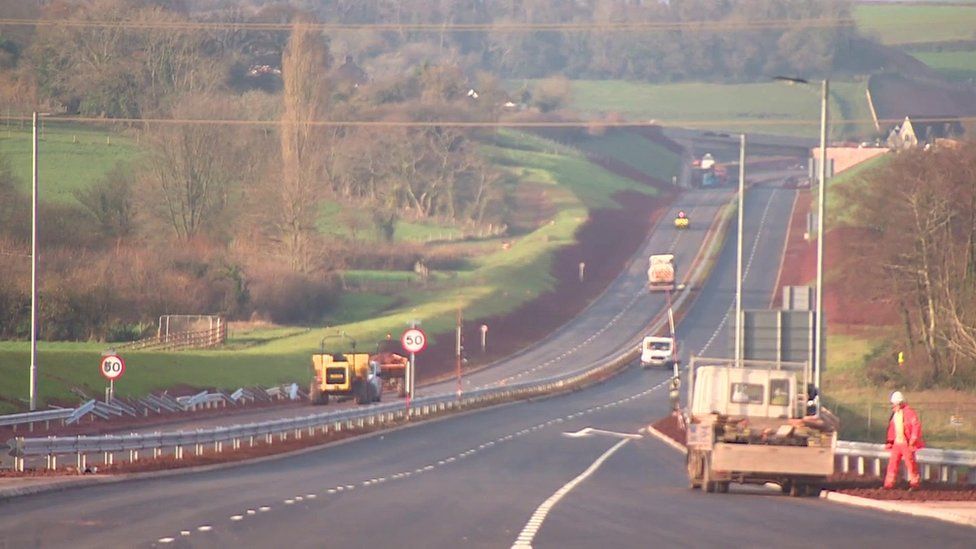 South Devon Link Road opens between Torbay and Newton Abbot - BBC News
