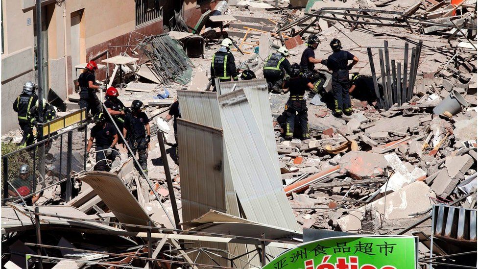 Tenerife building collapse: Woman dies in Los Cristianos explosion ...