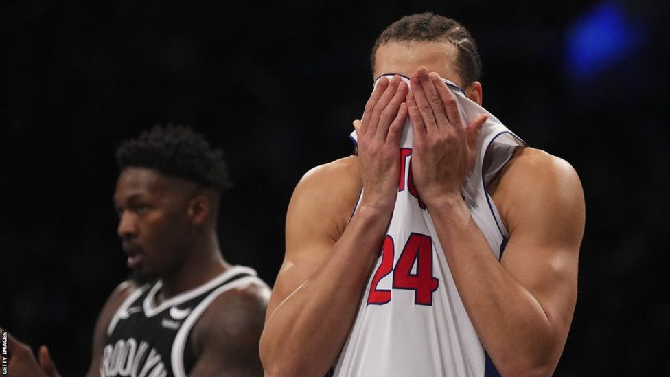 NBA: Detroit Pistons equal 26-match NBA losing record with Brooklyn ...